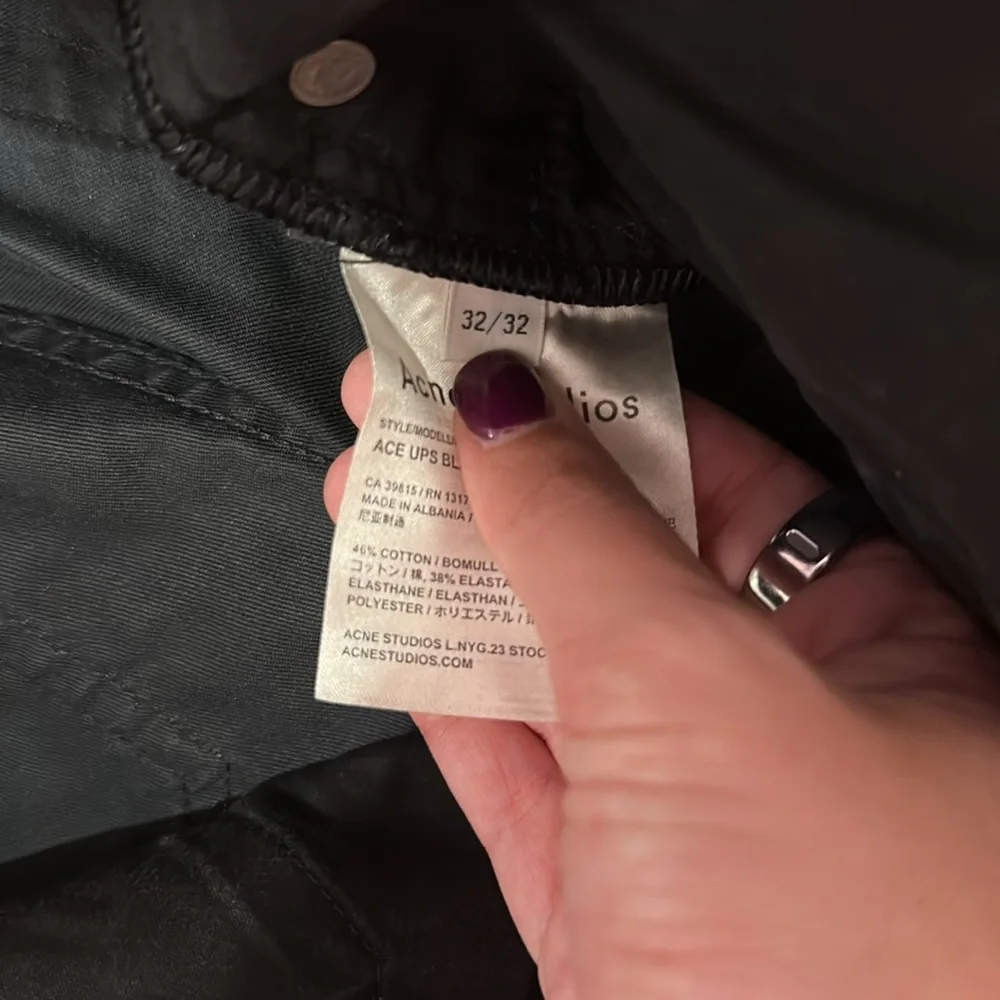 Acne Studios | Jeans | Acne Studios Ace Ups Jean | Poshmark